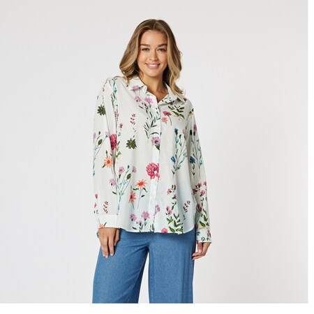 Threadz Garden Floral Shirt - TVSN