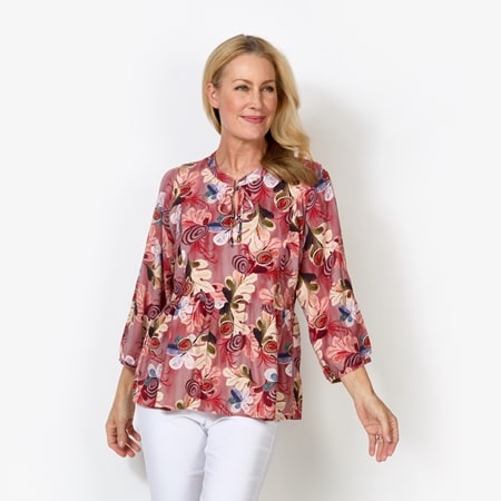 Cordelia St Bombay Beauty Print Top - TVSN