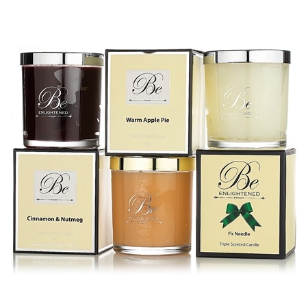 TVSN - Be Enlightened Limited Edition Christmas Lights Candle Trio