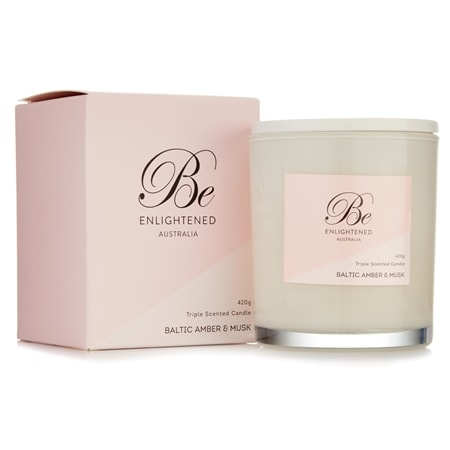 Be Enlightened Triple Scented 2 Wick 420g Candle - TVSN